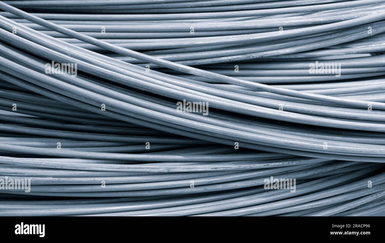 Full Frame of Steel Wire, Pile of wire rod or coil for industrial usage ...
