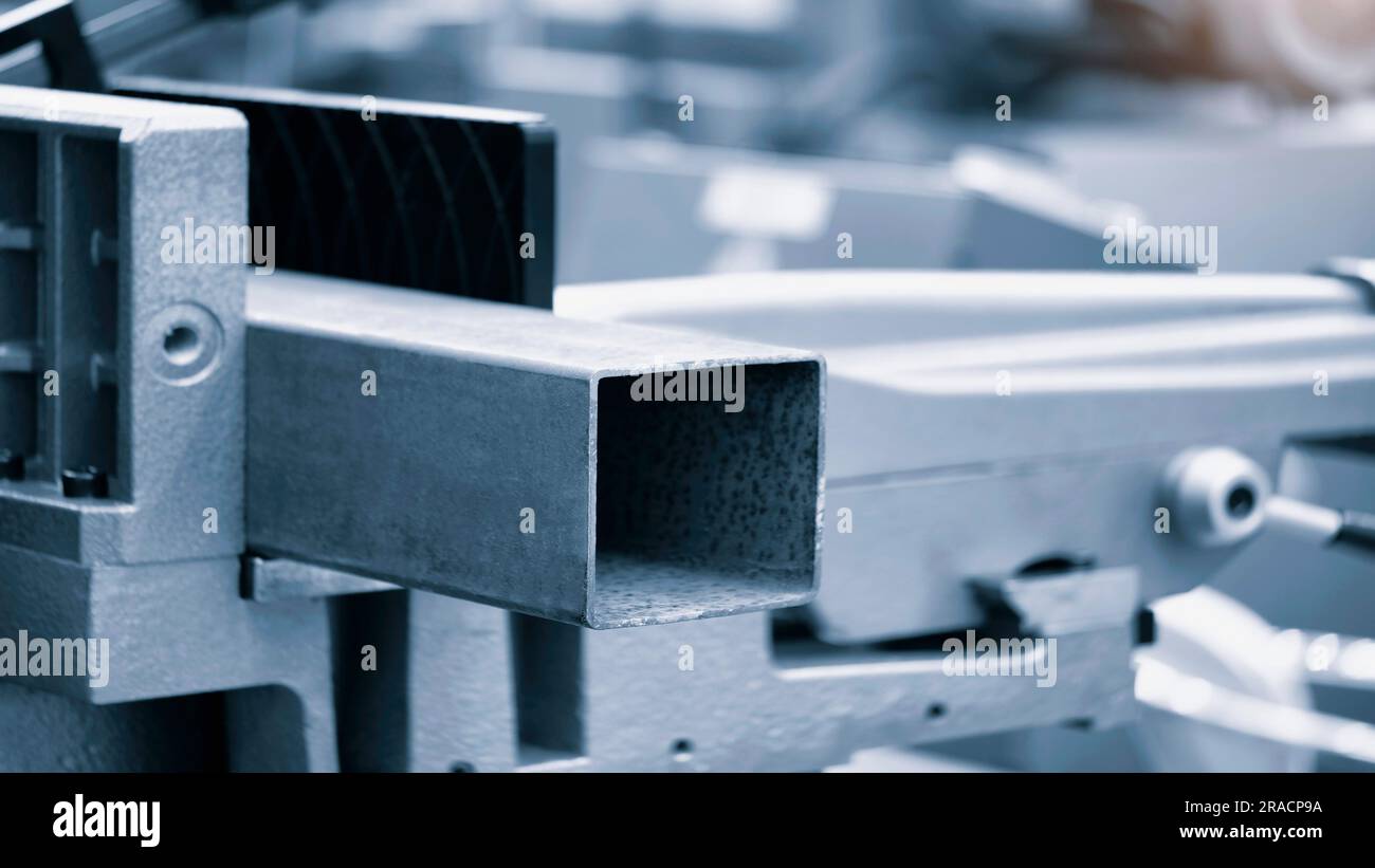 lose up scene the fiber laser cutting machine cutting machine cut the ...