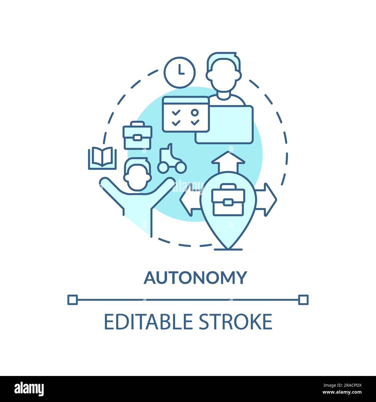 Nomad work concept image Cut Out Stock Images & Pictures - Alamy