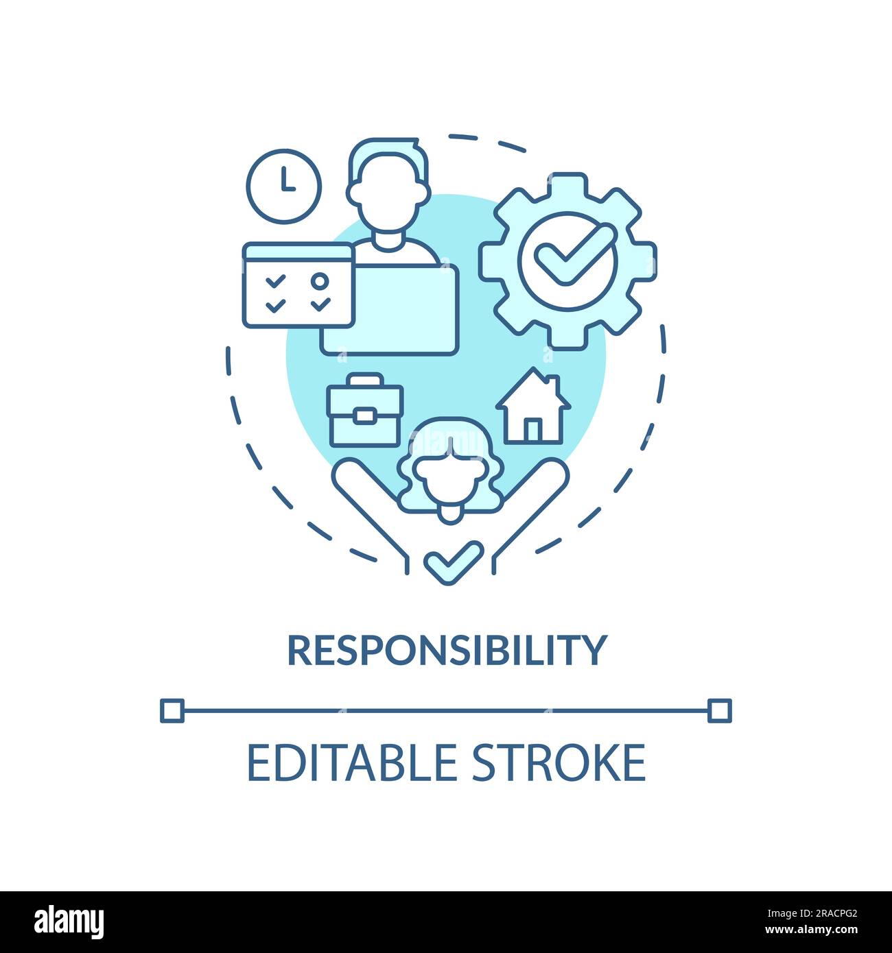 Digital responsibility Stock Vector Images - Alamy