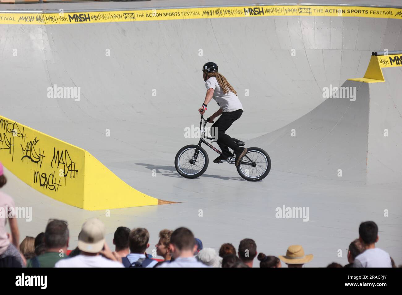 Munich Mash, BMX Freestyle challenge,, 2023, competitor Tom Justice ...
