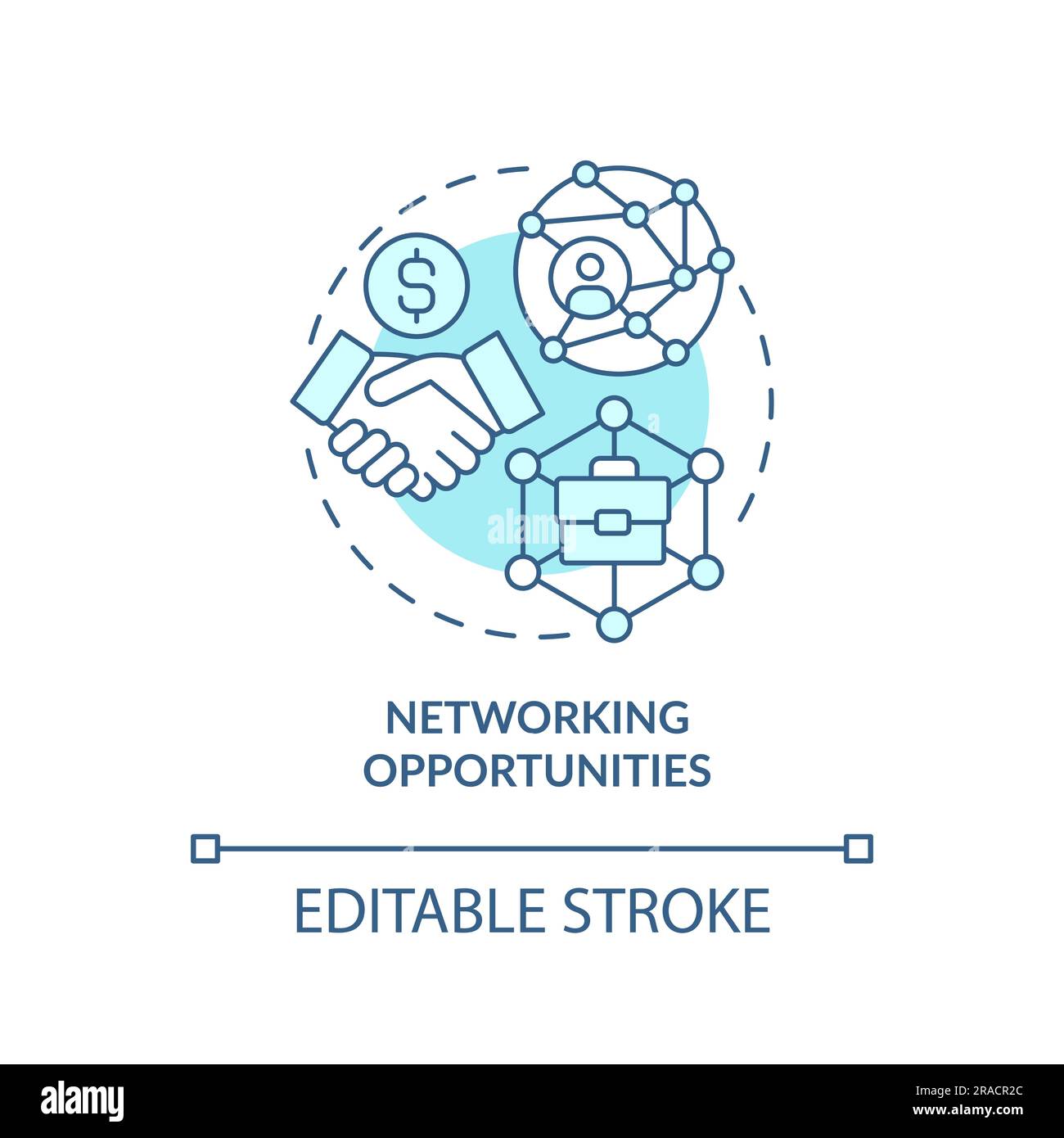 Networking opportunities turquoise concept icon Stock Vector Image ... Networking opportunities turquoise concept icon Stock Vector Image ...