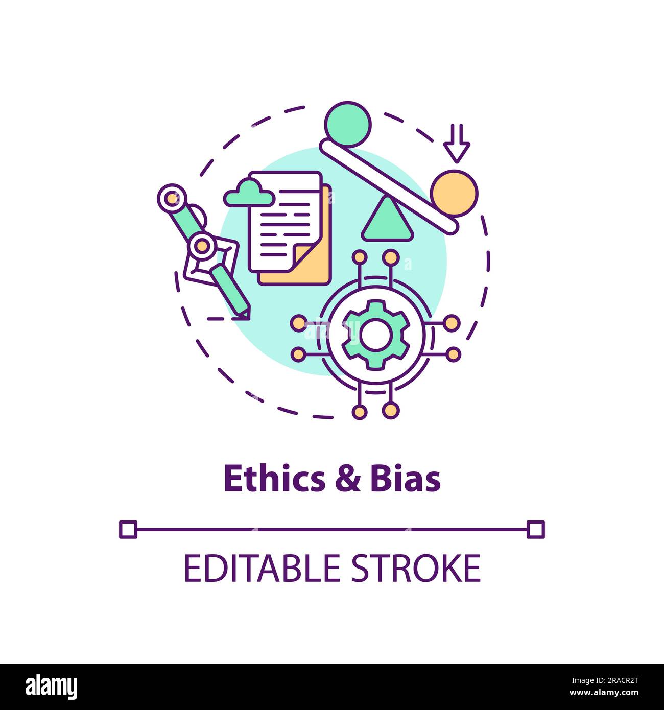 Ai ethics icon hi-res stock photography and images - Alamy