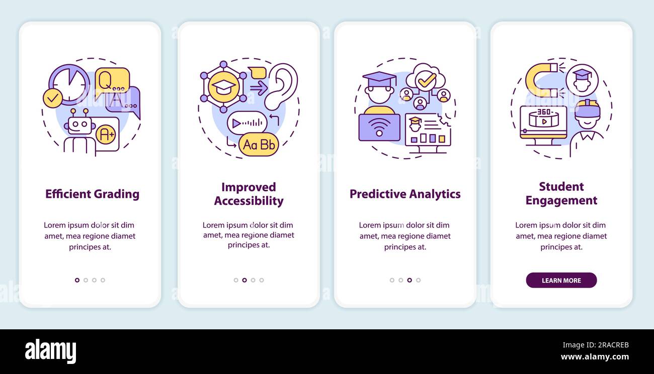 AI in education with linear concepts Stock Vector Image & Art - Alamy