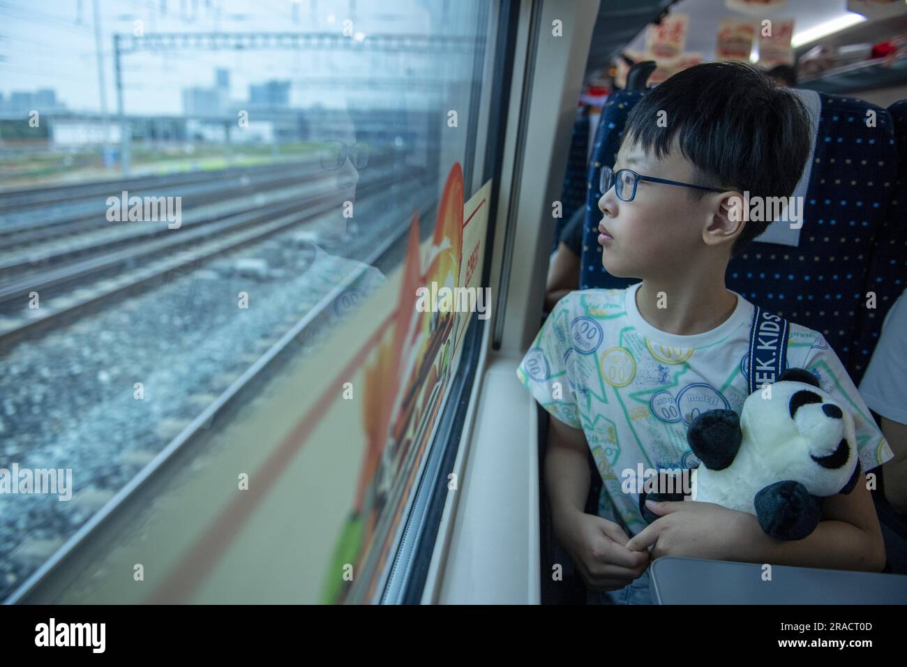 **CHINESE MAINLAND, HONG KONG, MACAU AND TAIWAN OUT** The direct high-speed railway linking ...