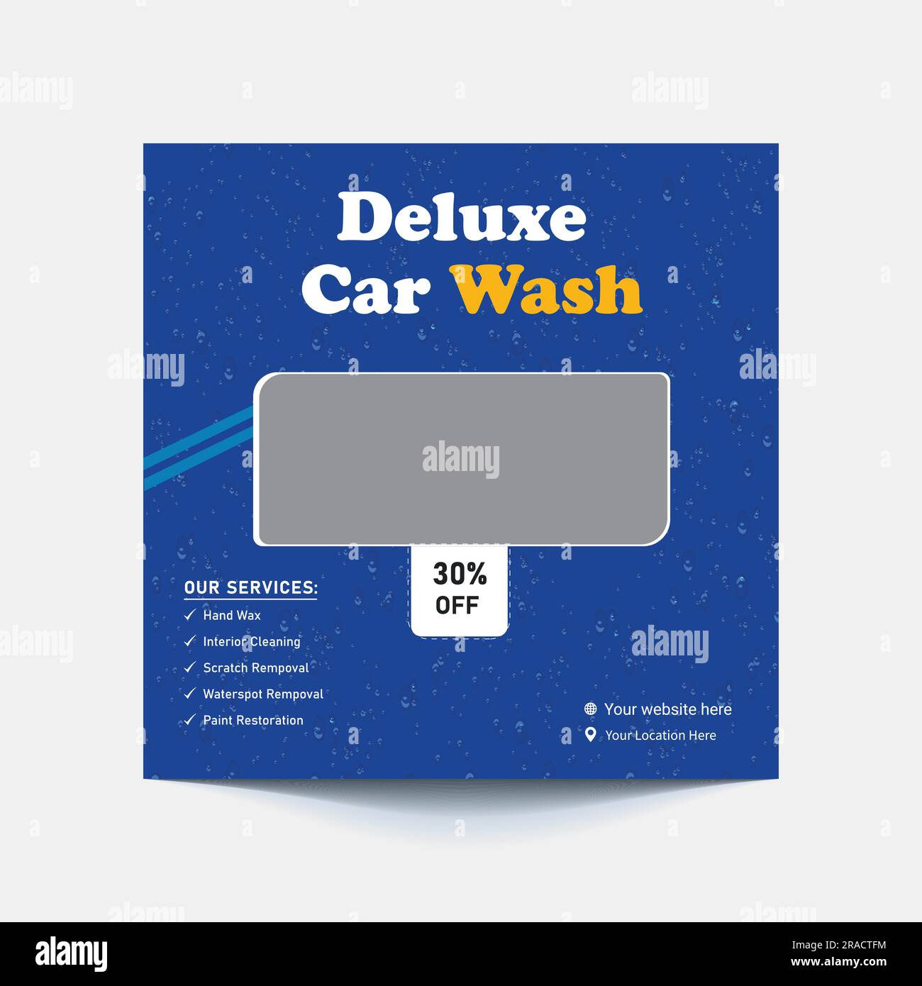 Car Washing Service Social Media Post banner design. Car Washing Social ...