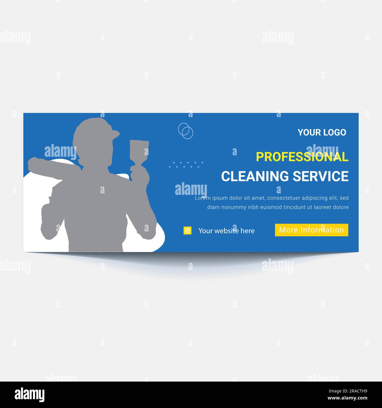 Cleaning service banner Stock Vector Image & Art - Alamy