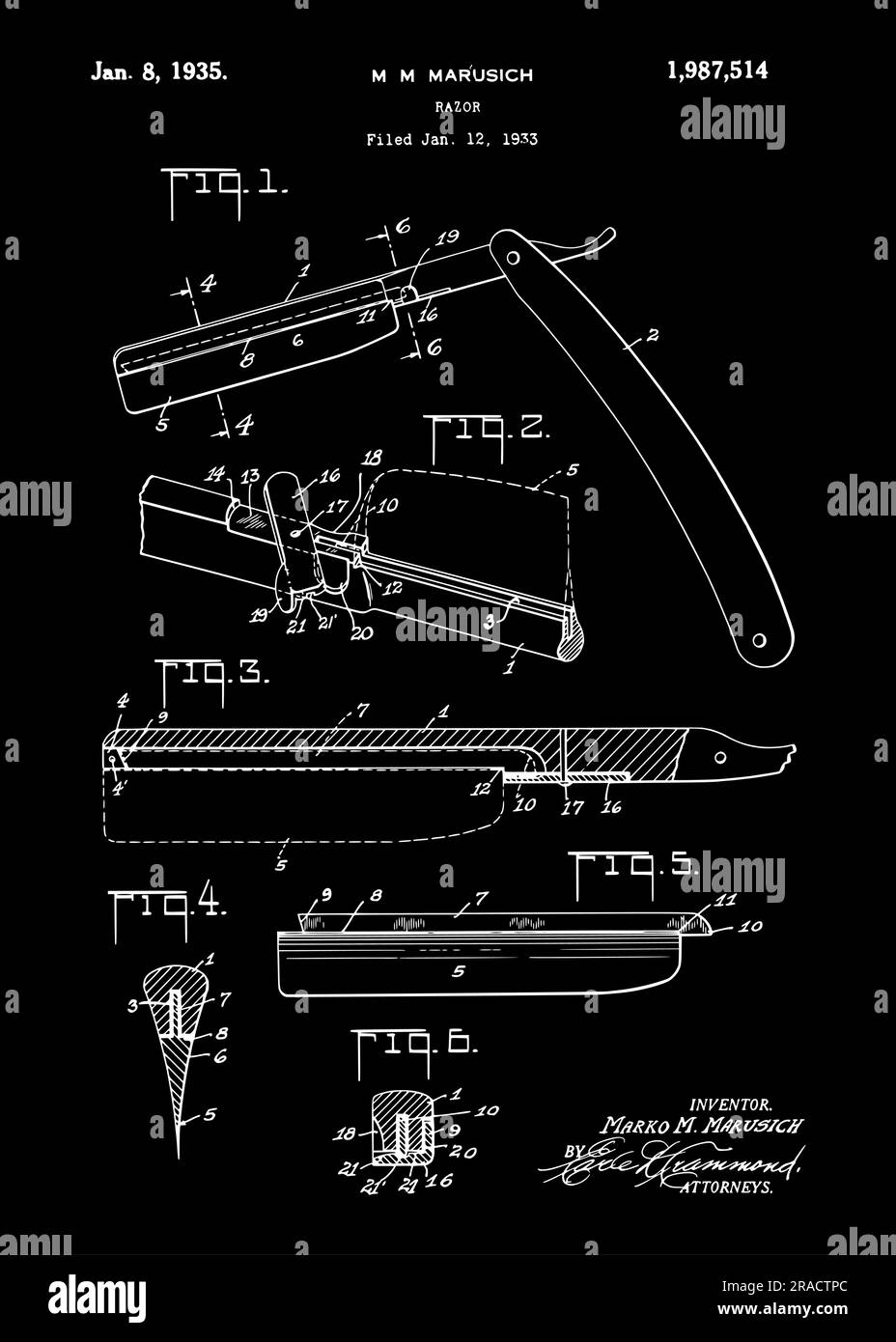1935 razor design hi-res stock photography and images - Alamy