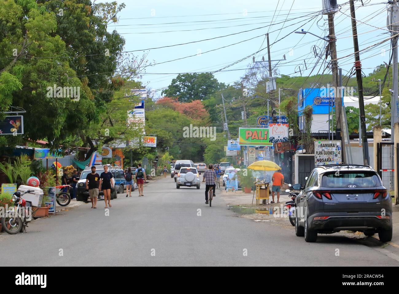 March 12 2023 - Nicoya, Guanacaste in Costa Rica: typical streetlife in ...