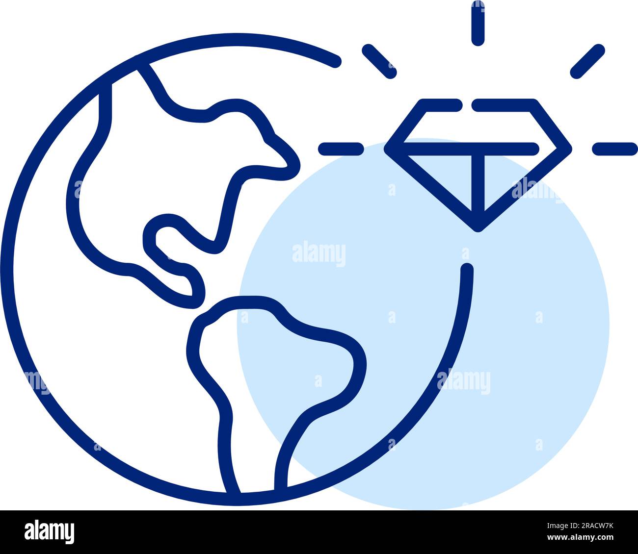 Shining diamond on Earth. International level luxury premium quality ...