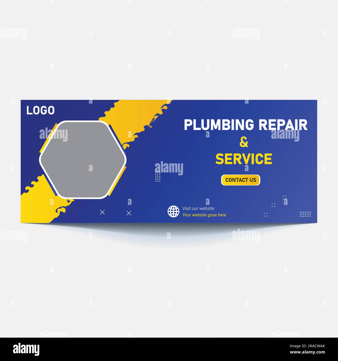 Plumbing service web banner template, Handyman service banner, cover ... Plumbing service web banner template, Handyman service banner, cover ...
