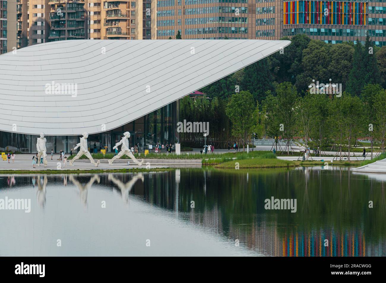 Chengdu, China, 07 June 2023: View of Tianfu Art Museum in Chengdu ...