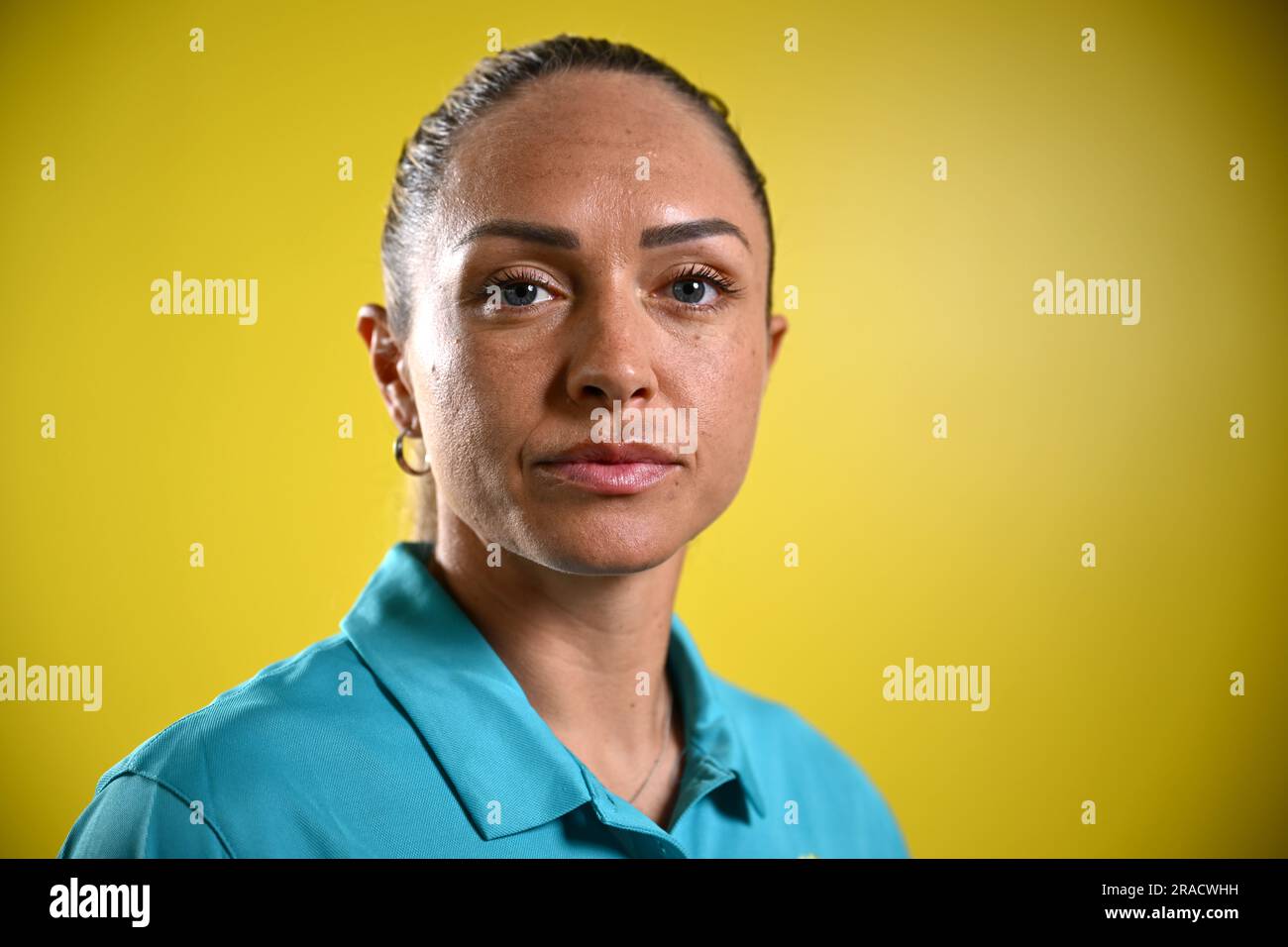 Melbourne, Australia. 03rd July, 2023. Kyah Simon poses for a photo ...