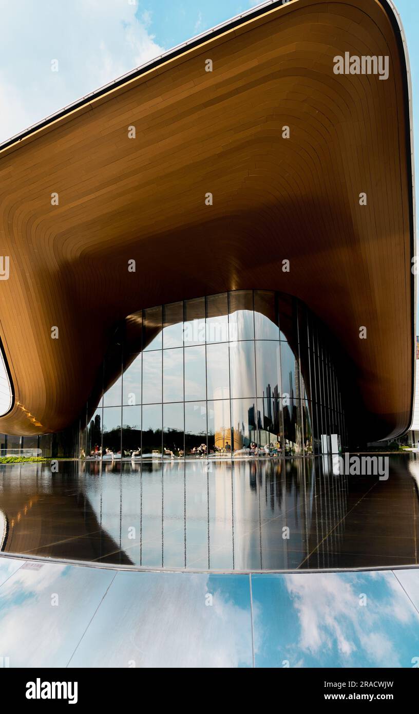 Chengdu, China, 07 June 2023: View of Tianfu Art Museum in Chengdu ...