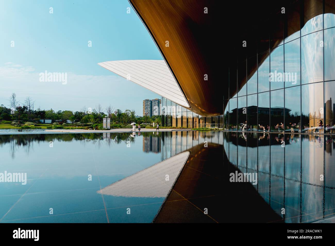 Chengdu, China, 07 June 2023: View of Tianfu Art Museum in Chengdu ...