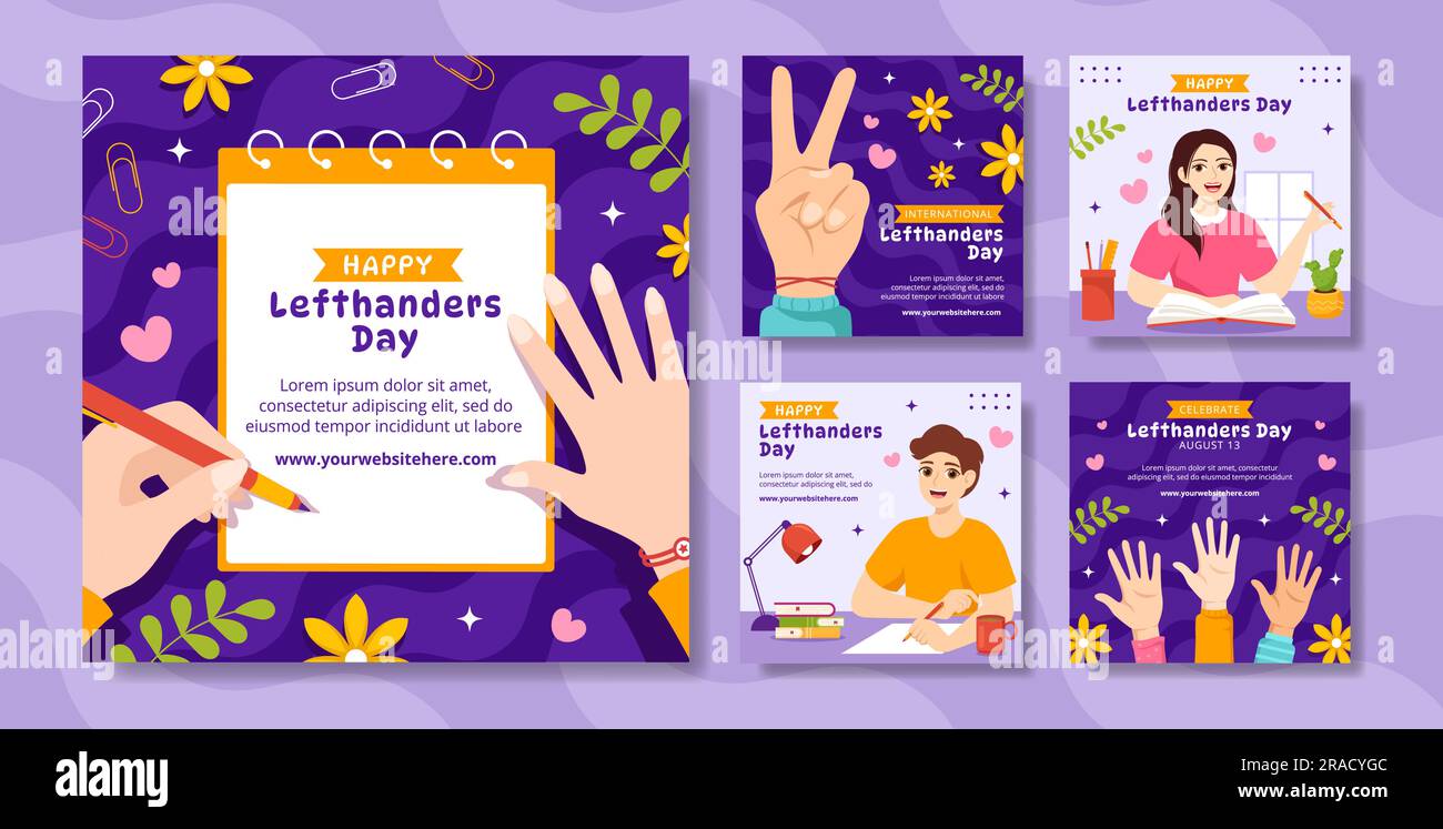 Left handers vector vectors hi-res stock photography and images - Alamy