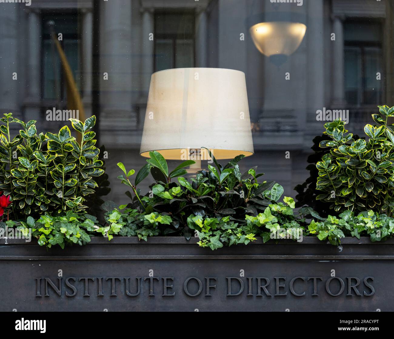 One of the windows of the Institute of Directors, Pall Mall, London ...