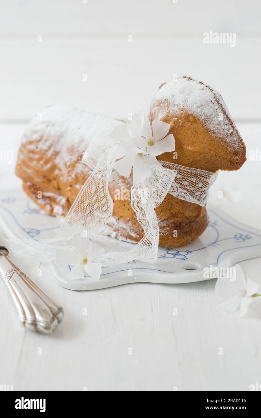 Easter lamb bread Stock Photo - Alamy