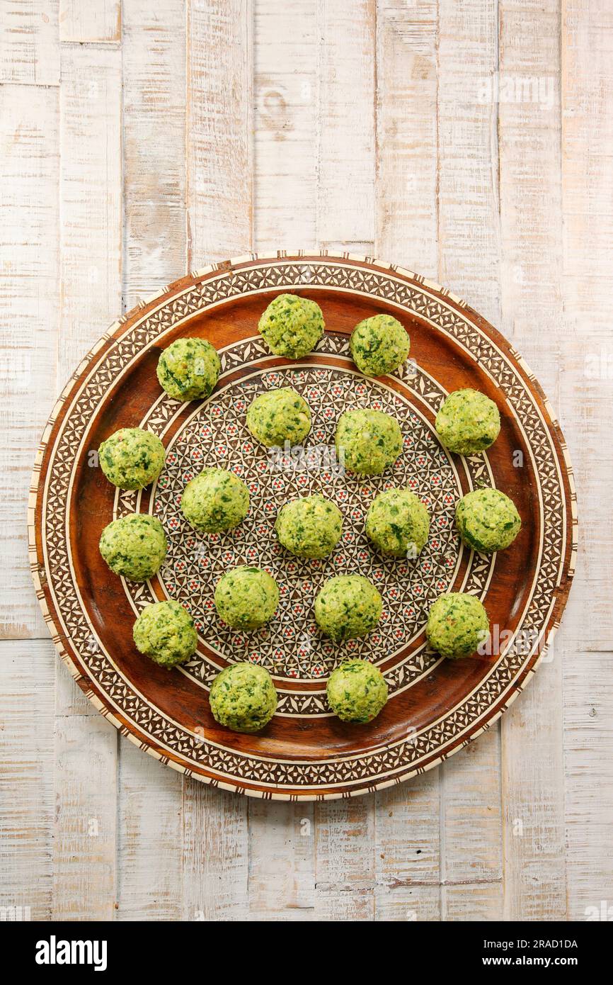 Falafel preparation hi-res stock photography and images - Alamy