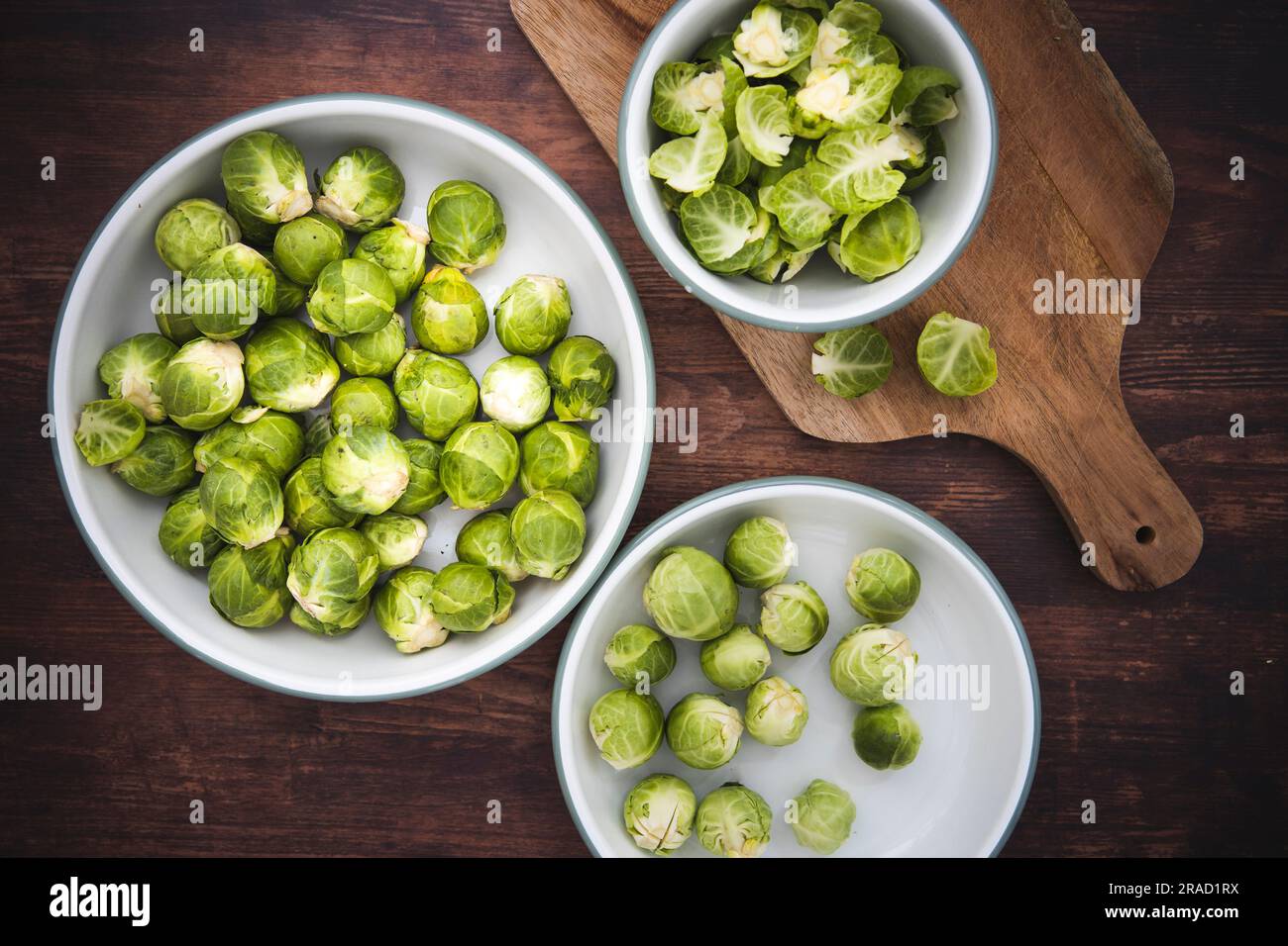 Overhead shot brussels sprouts hi-res stock photography and images - Alamy