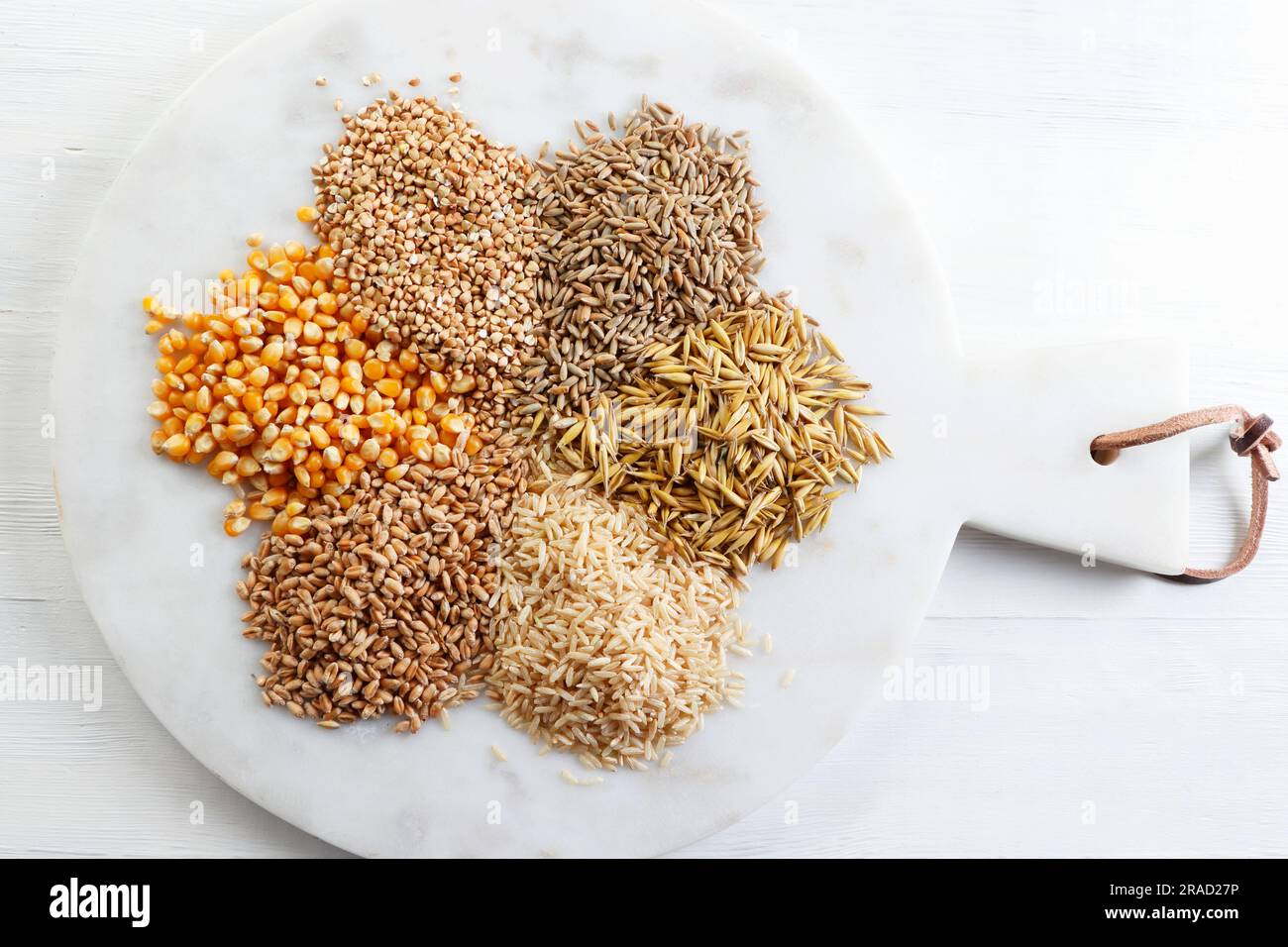 Different types of cereals Stock Photo - Alamy