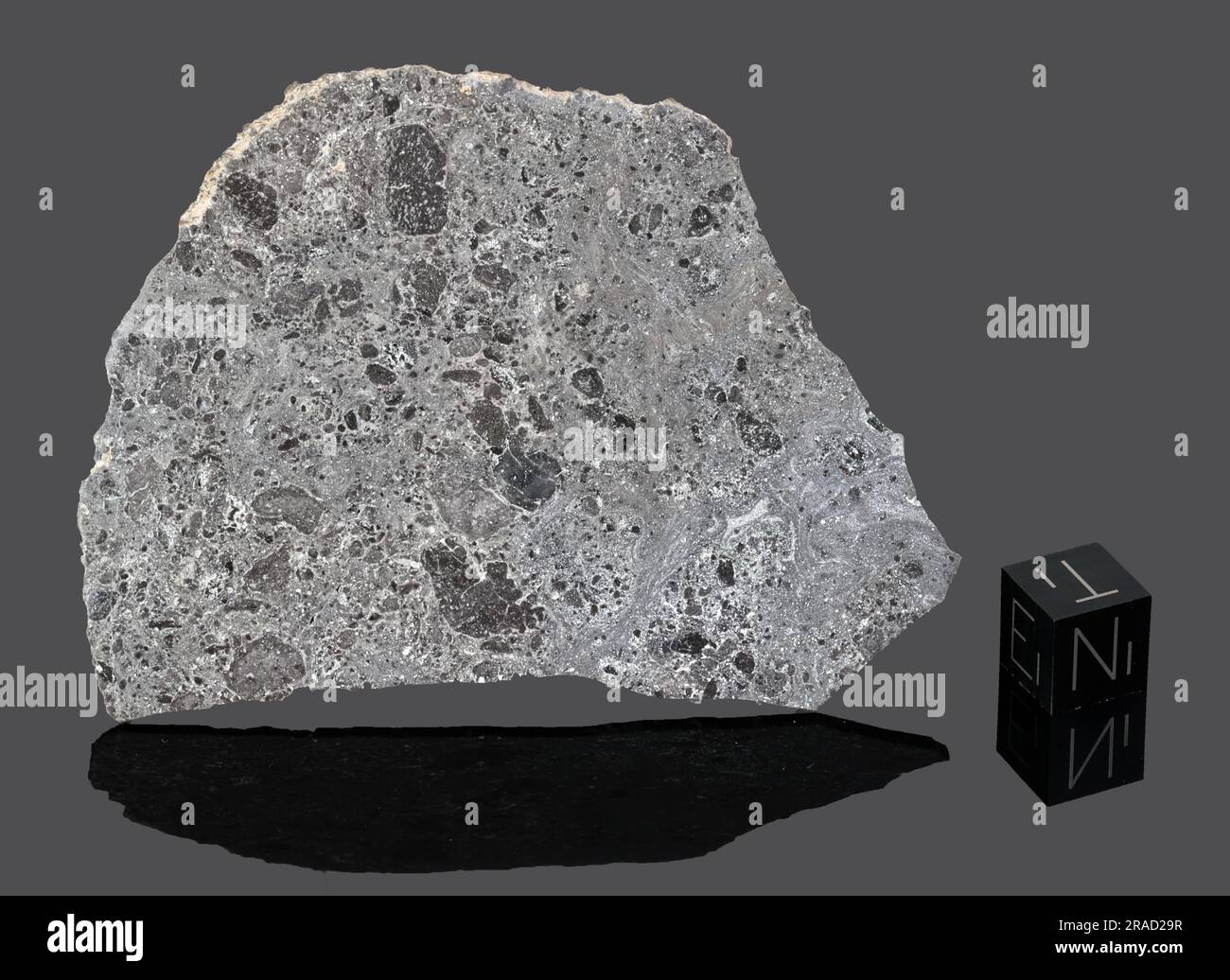 NWA 14681 - Found 2021, Algeria, Africa. Achondrite Lunar troctolite ...
