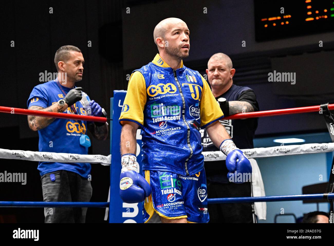 Tokyo, Japan. 29th June, 2023. Ireland's TJ Doheny enters the ring ...