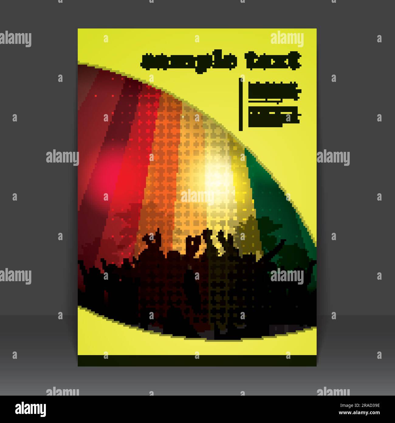 Flyer Design - Party Time Stock Vector Image & Art - Alamy