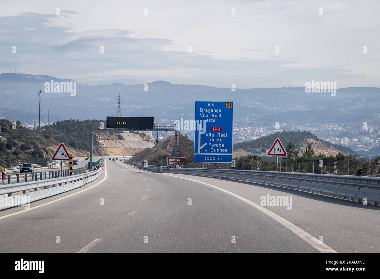 Image of section of the A4 motorway, transmontana motorway, Porto, Vila ...