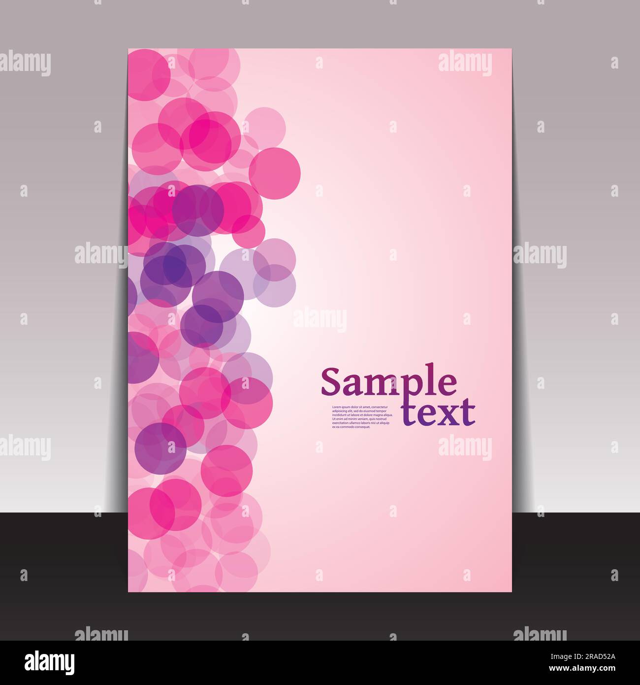 Bubbles - Flyer or Cover Design Stock Vector Image & Art - Alamy