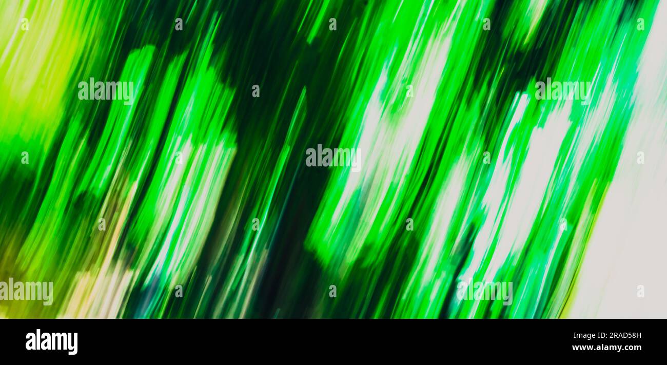 Abstract Nature Blurred dynamic motion lines defocused light bright ...