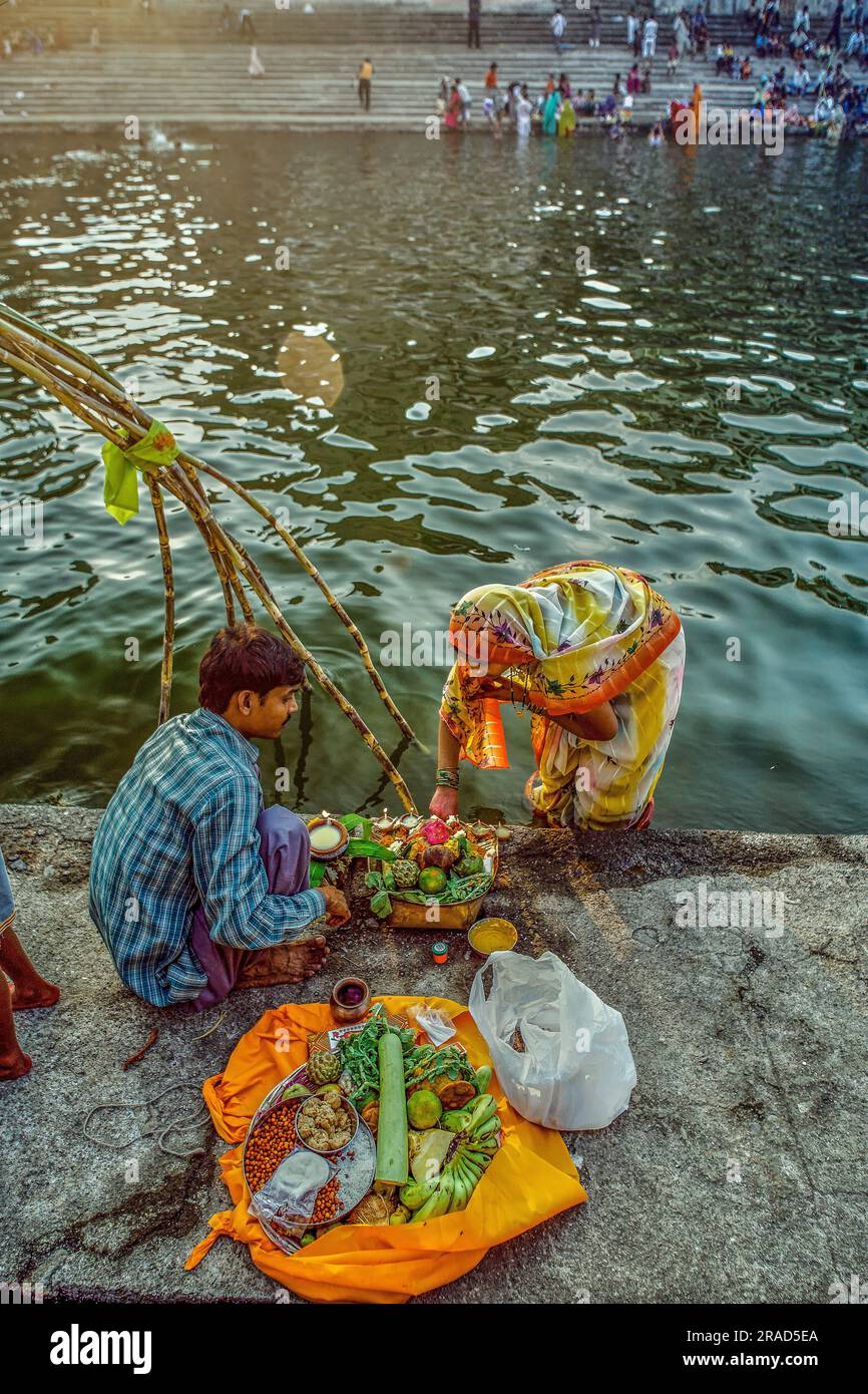 10 28 2006 Worshipping the Searing Sun Chhat pooja is dedicated to the ...