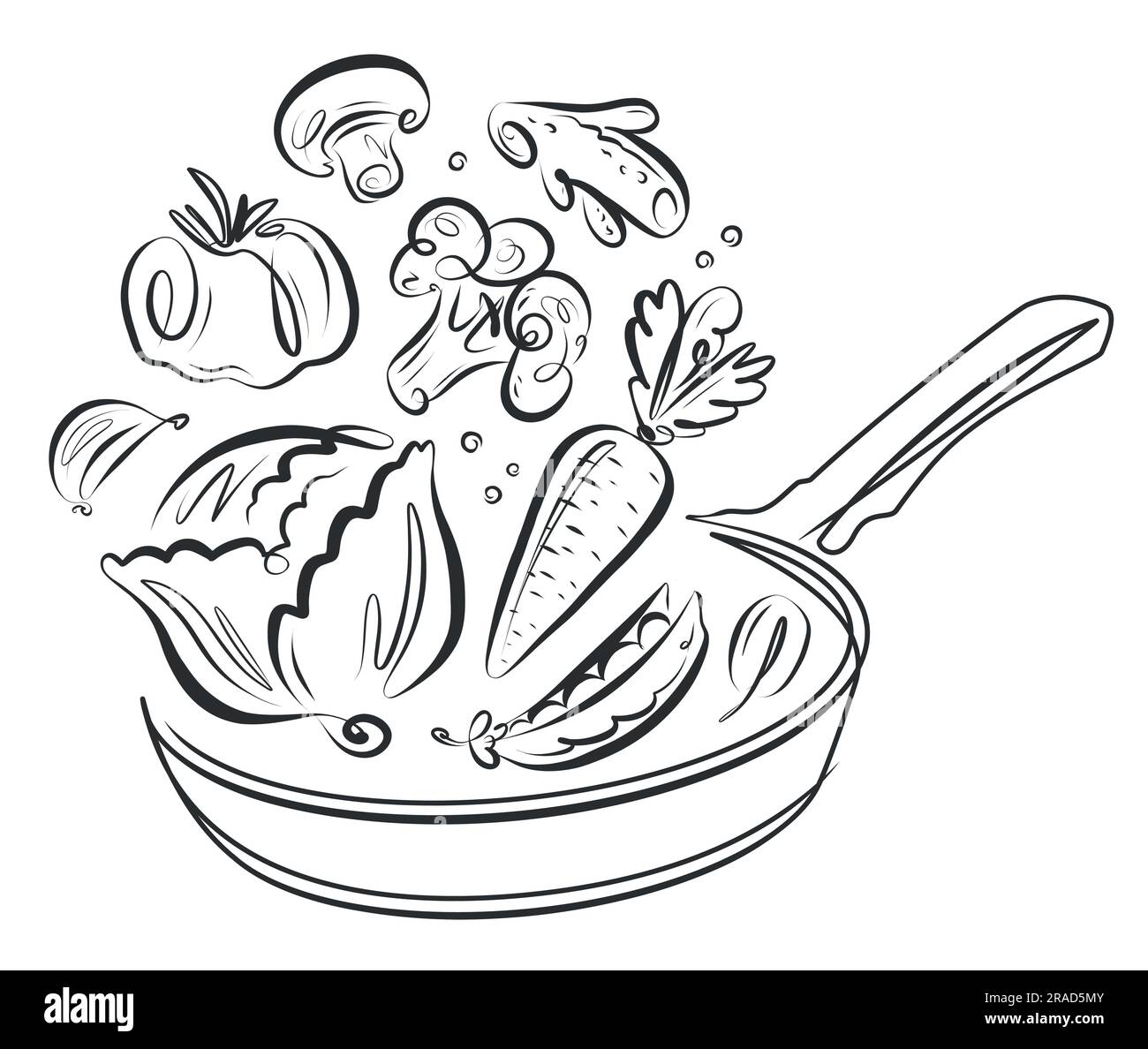 Kitchen spices Black and White Stock Photos & Images - Alamy