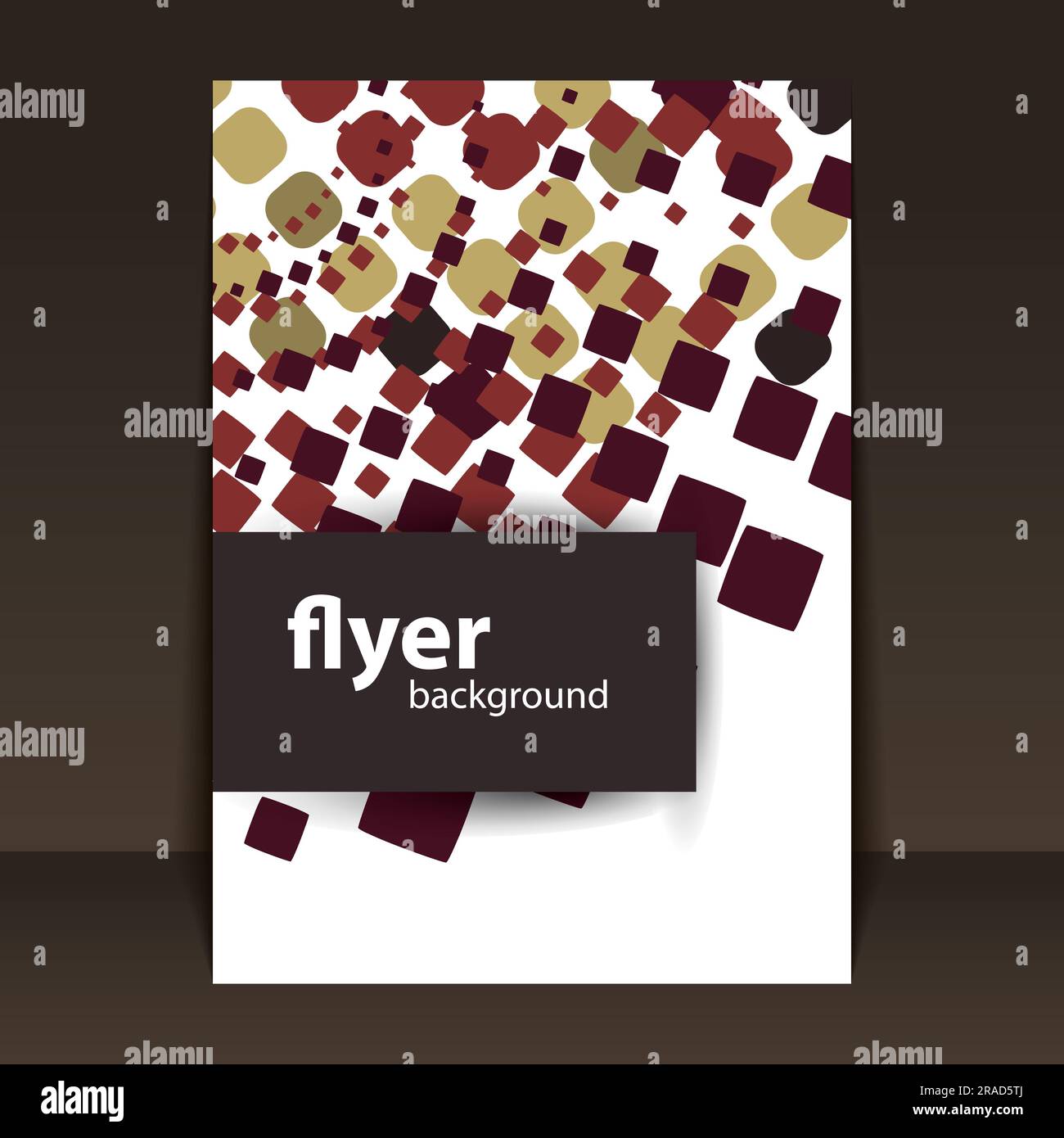 Dark brown squares Stock Vector Images - Alamy