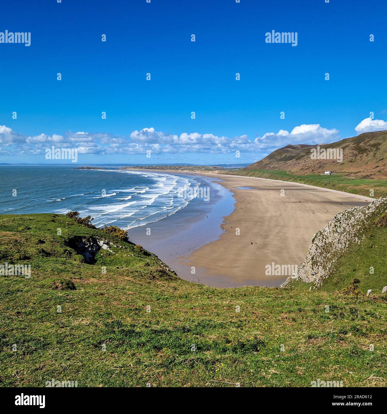 Welcome to the breathtaking Rhossili Bay Beach, a true gem nestled on ...