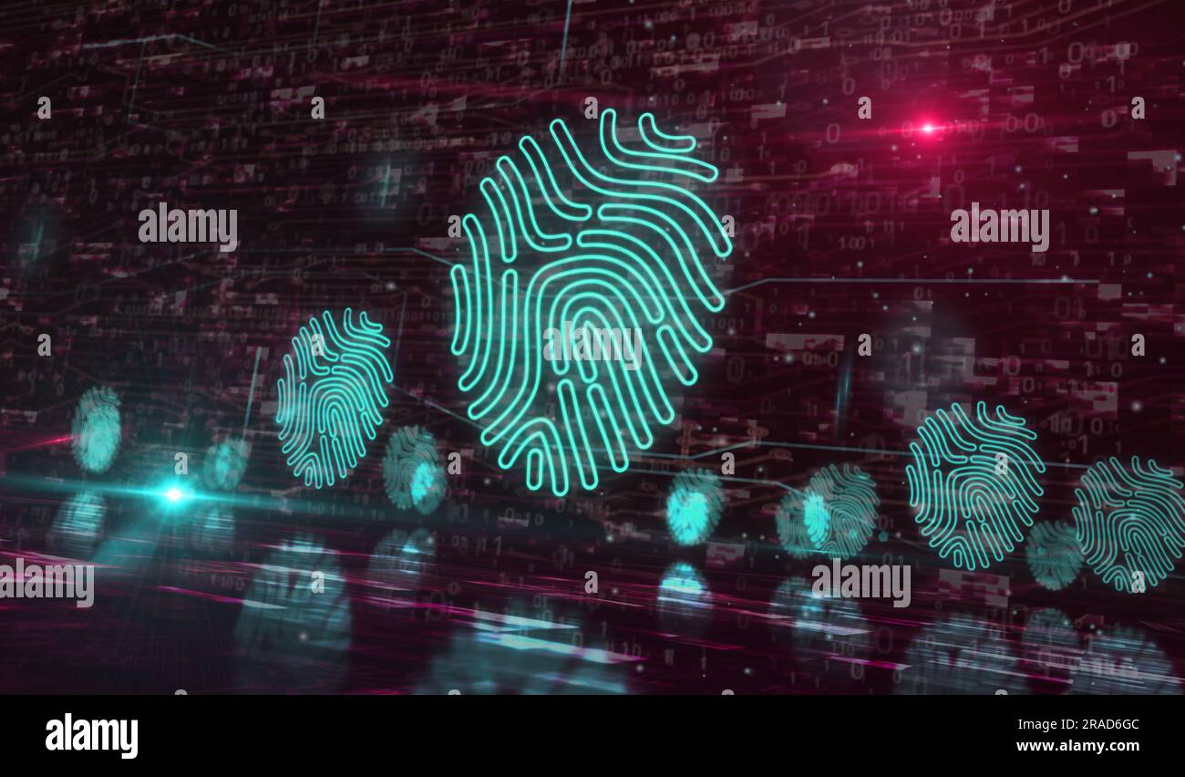 3d Fingerprint Wallpaper