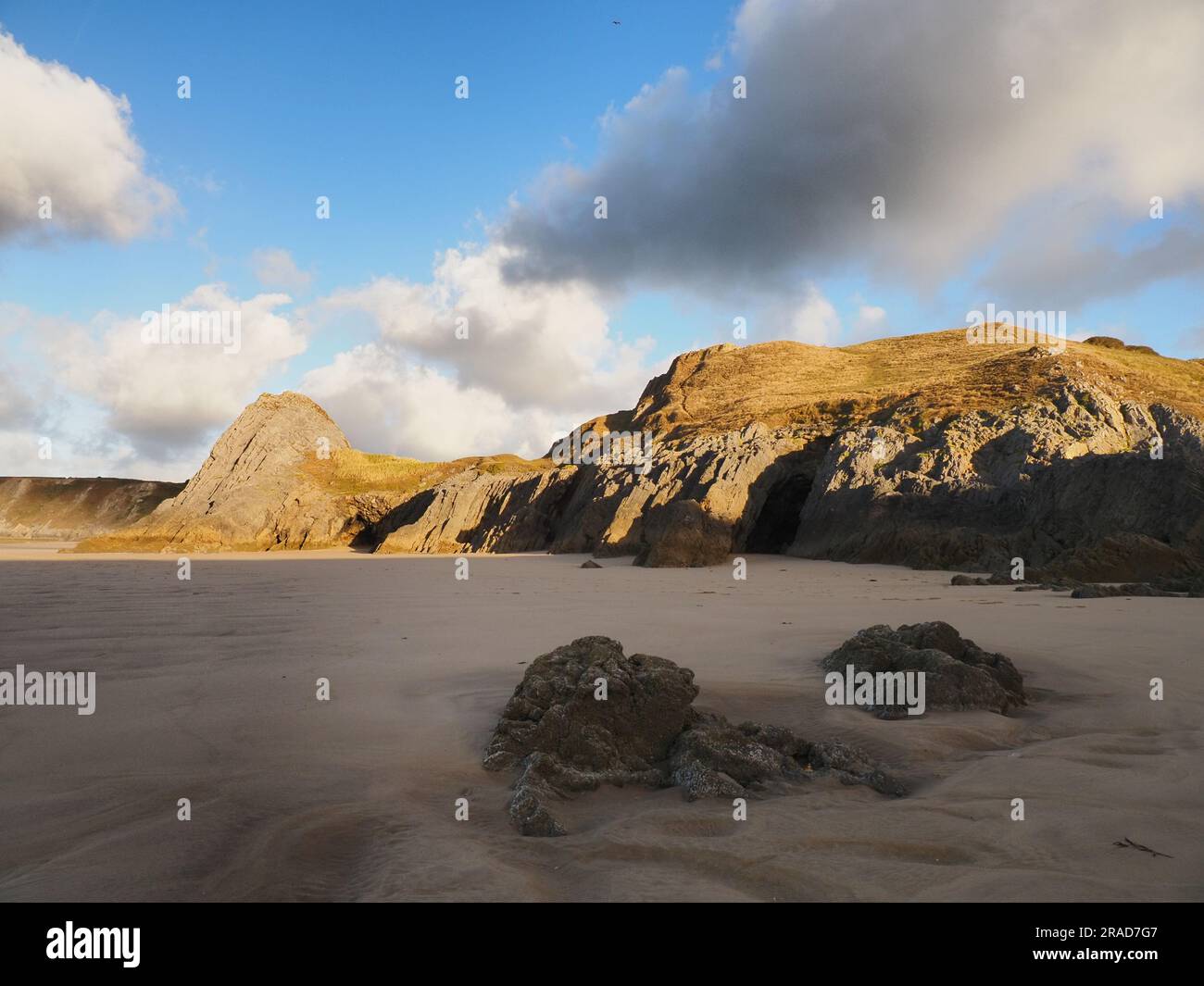 Three Cliffs Bay, Gower Peninsula, Wales Stock Photo - Alamy