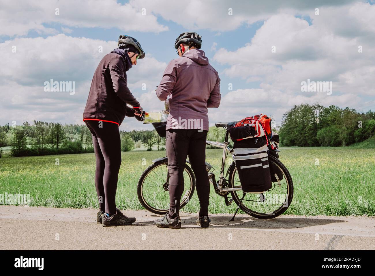 Bikepacking route hi-res stock photography and images - Alamy