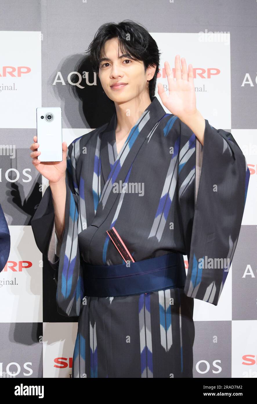 Tokyo, Japan. 3rd July, 2023. Japanese actor Jun Shison attends a ...