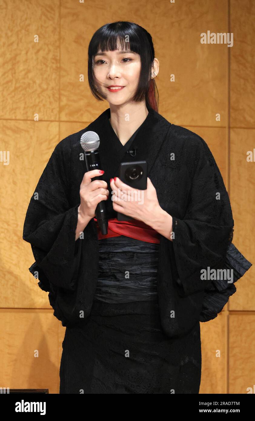 Tokyo, Japan. 3rd July, 2023. Japanese model and photographer Anju ...