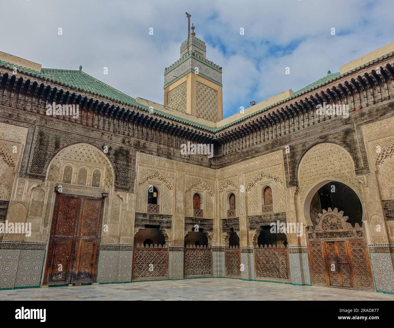 Madrasa in Fez Stock Photo - Alamy