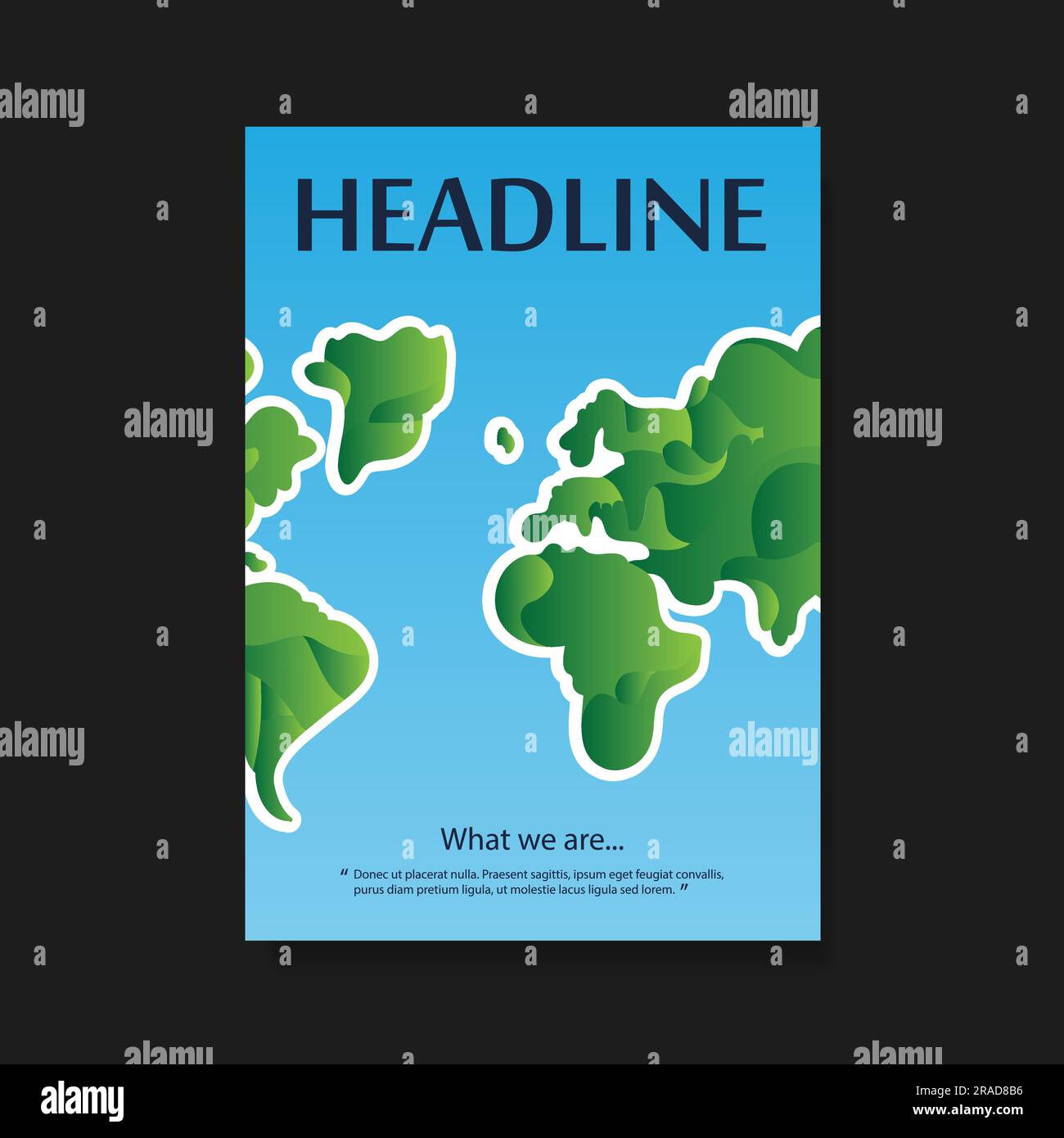 World continents mosaic Stock Vector Images - Alamy