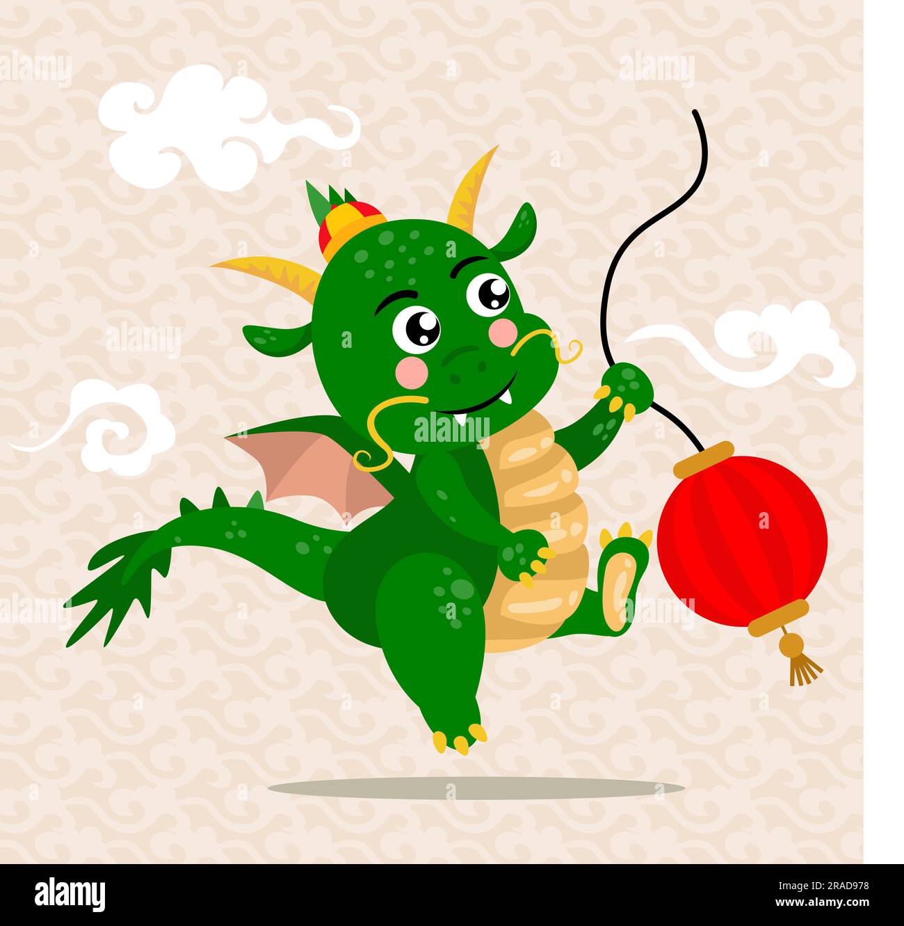 Dragon year clip art hi-res stock photography and images - Alamy