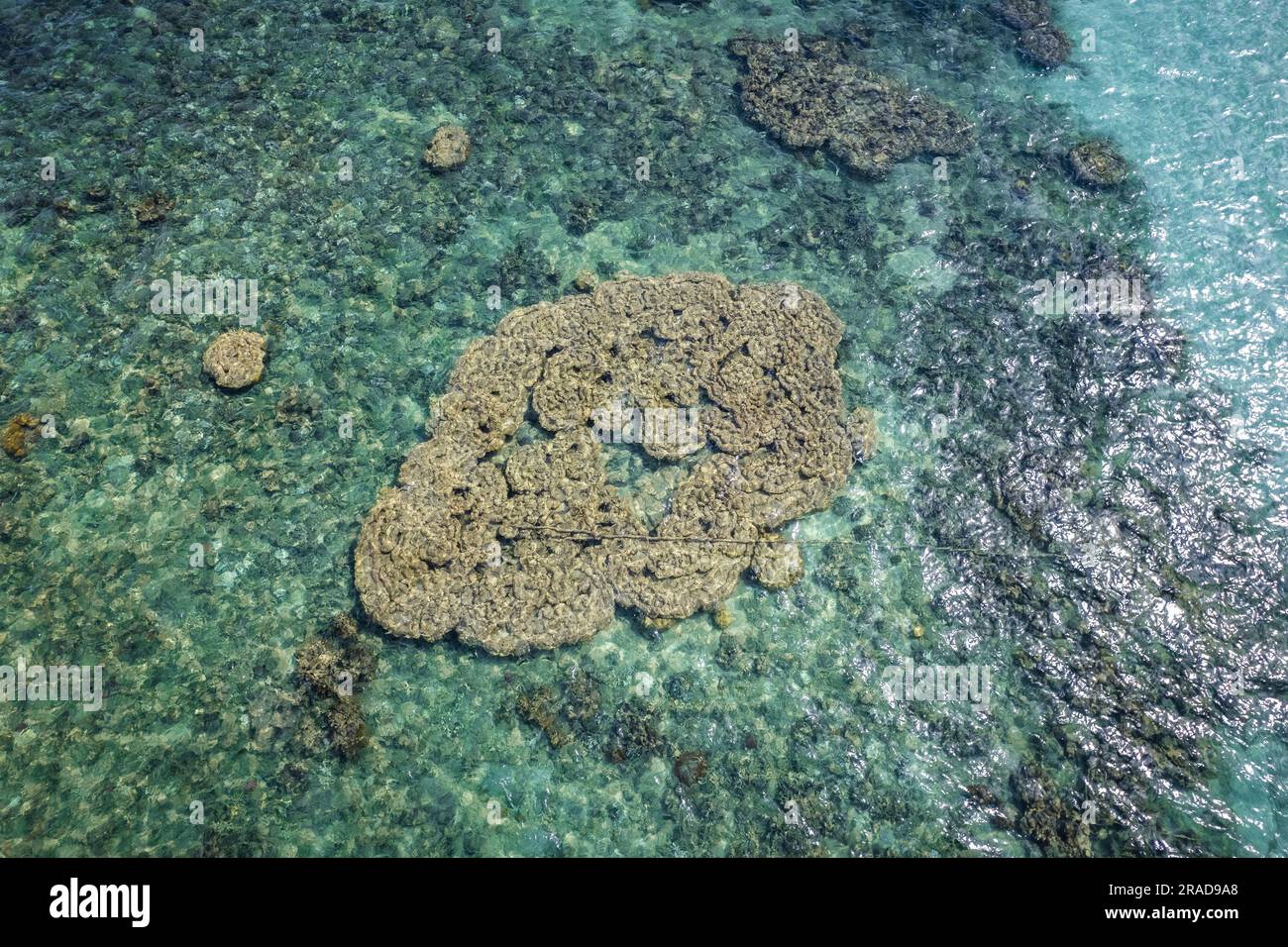 Aerial view of Sairee Beach or Sai Ri Beach in koh Tao, Thailand Stock ...