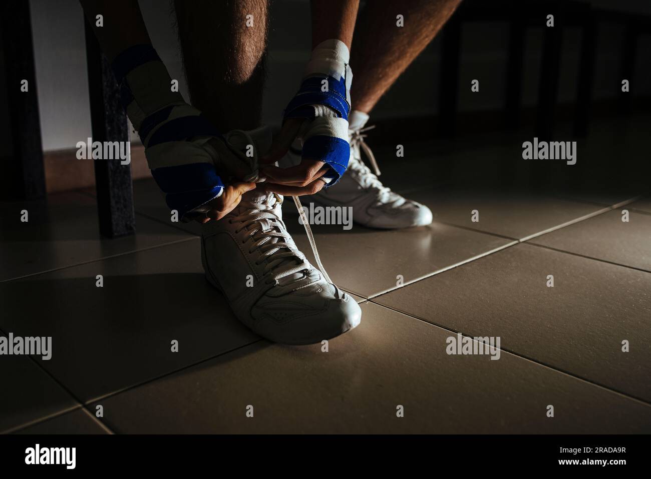 Boxing training shoes hi-res stock photography and images - Alamy