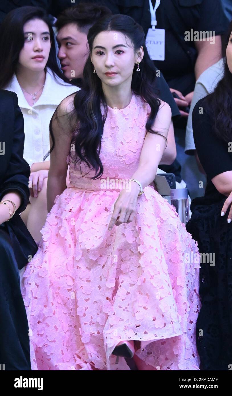 Hong Kong actress and cantopop singer Cecilia Cheung attends activity ...