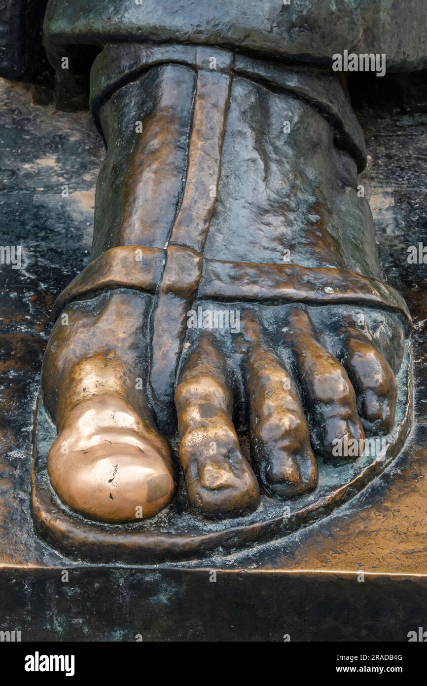 statue of gregory on nin or grgur ninska in grad split, croatia Stock Photo - Alamy