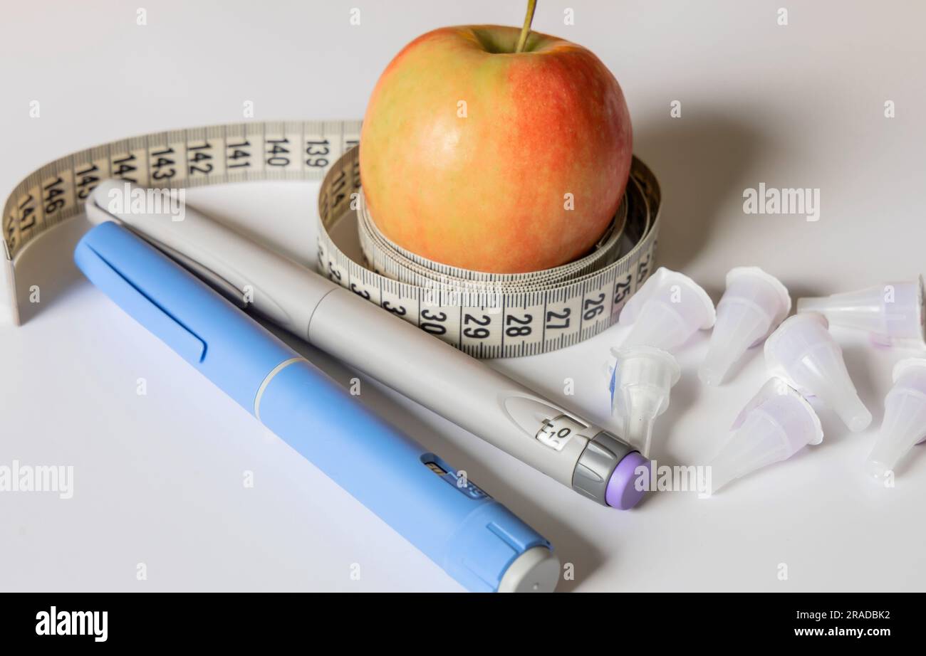 Insulin injection pen or insulin cartridge pen for diabetics. Medical ...