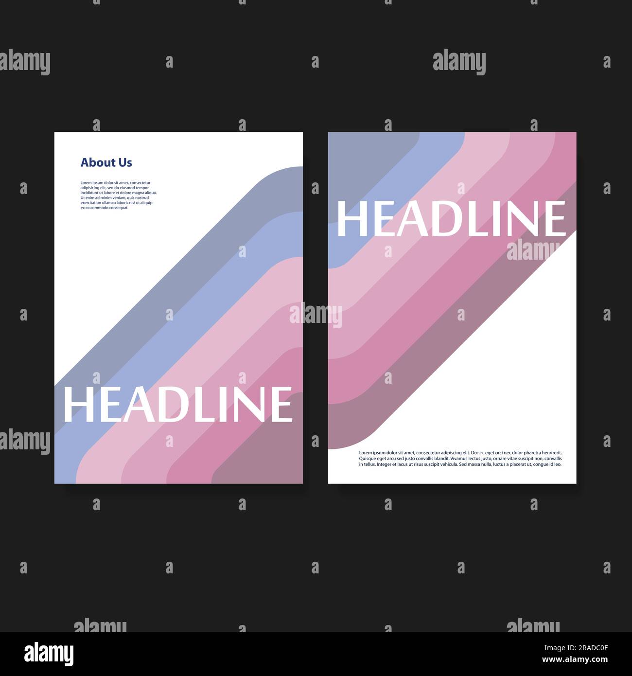 Magazine place advertising pattern Stock Vector Images - Alamy
