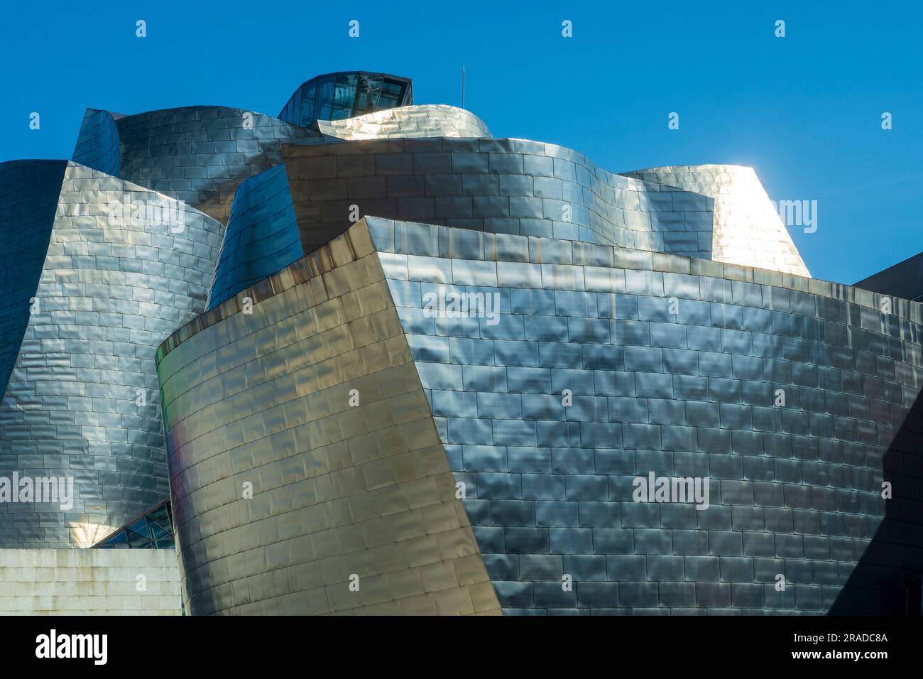 Titanium façade of the Guggenheim Museum in Bilbao Stock Photo - Alamy